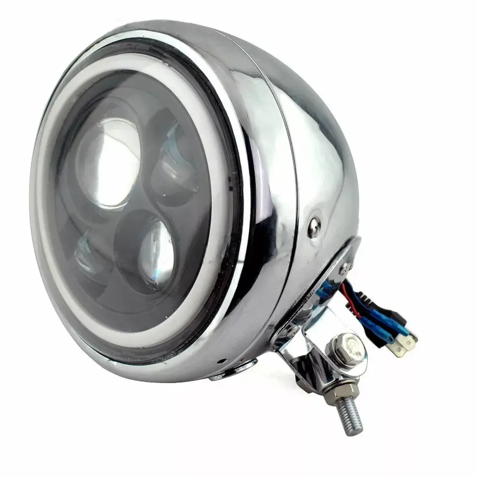Мото фара универсальная светодиодная круглая Classic Chopper Led на ...
