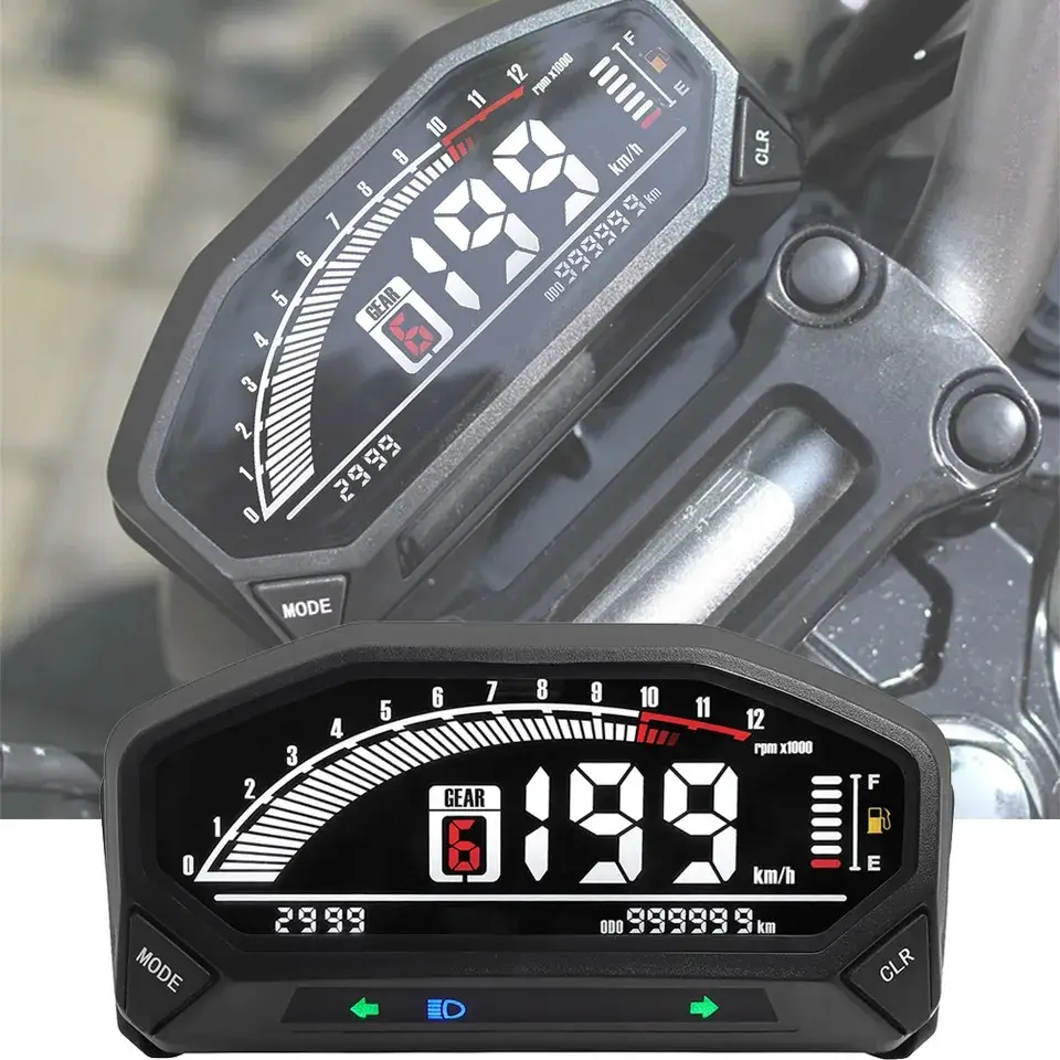 Universal motorcycle speedometers Neo motorcycle dashboard with gauge ...