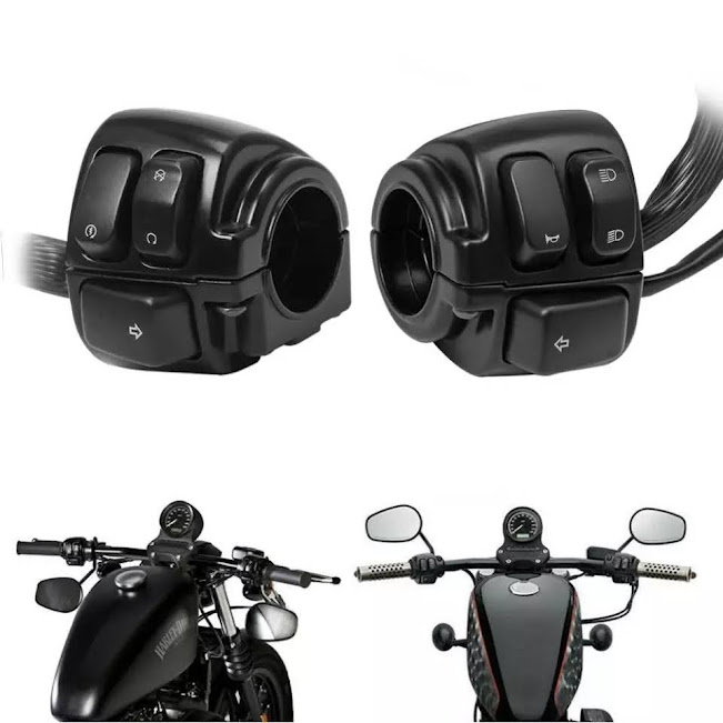 Пульты на руль мотоцикла Harley Black купить в Киеве и Украине | MexaldShop